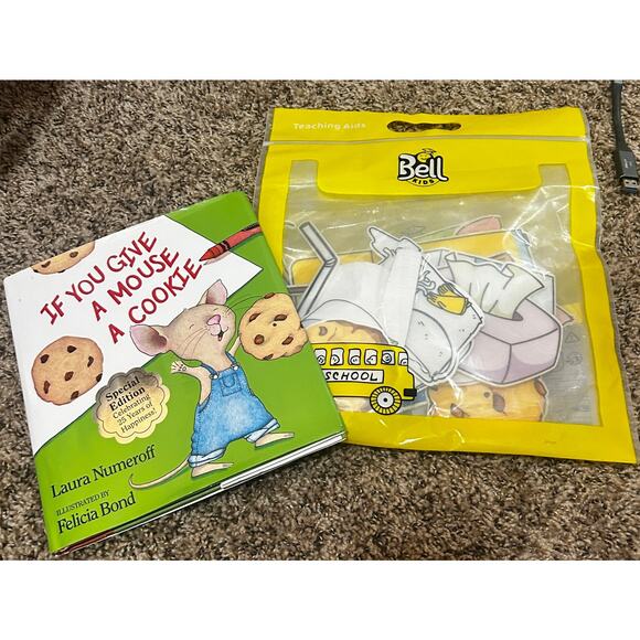 Bell Kids | Other | If You Give A Mouse A Cookie Book Storytelling Felt ...